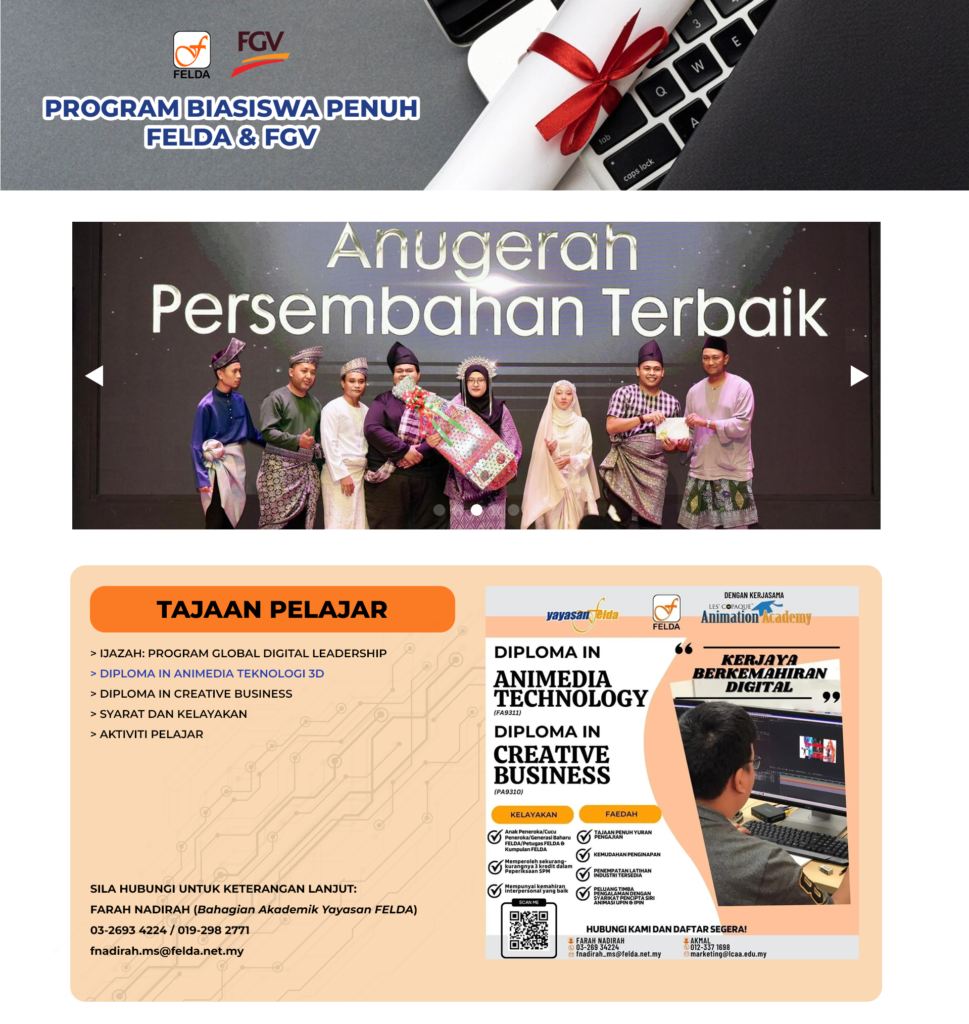 Program Biasiswa – Yayasan Felda